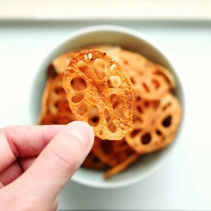 Crispy Dried Lotus Root Dried Vegetables Lotus Root Slice Chips Crispy ...