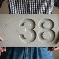 Hollow Numbers - Etsy