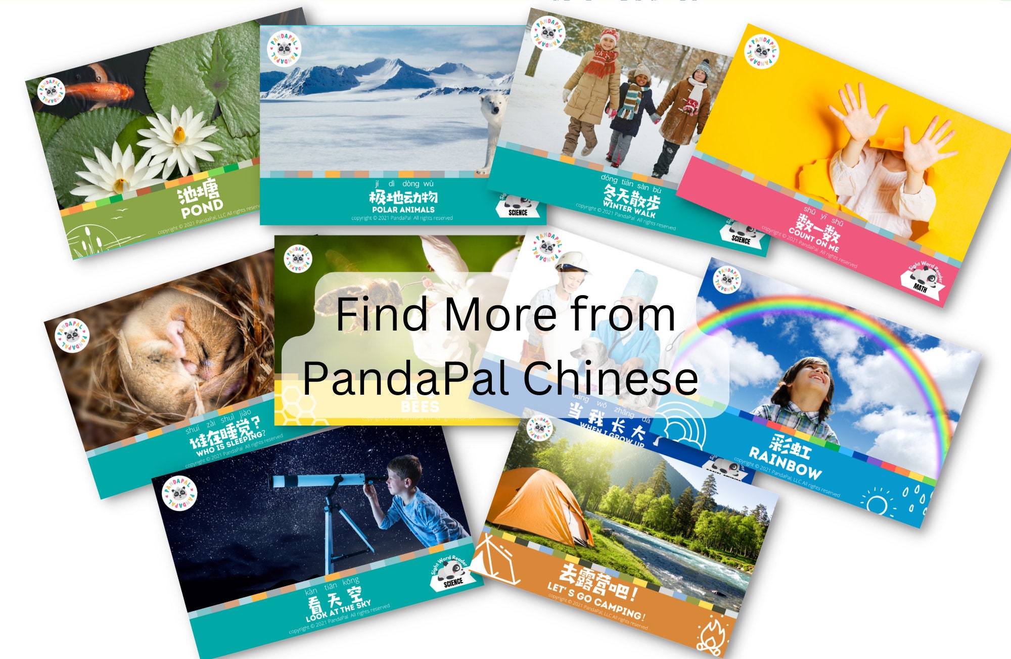 2024 Printable Mandarin Chinese Calendar (12 Months) for Kids ...