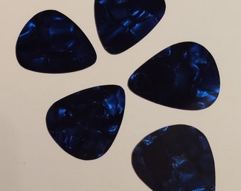 Light Gauge Light Blue Metallic Guitar Picks 5 Pack | Etsy