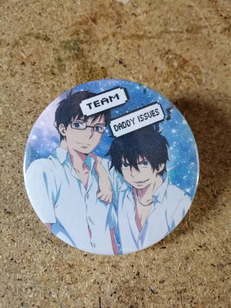 Blue Exorcist Galaxy Badges 5 Different Designs | Etsy