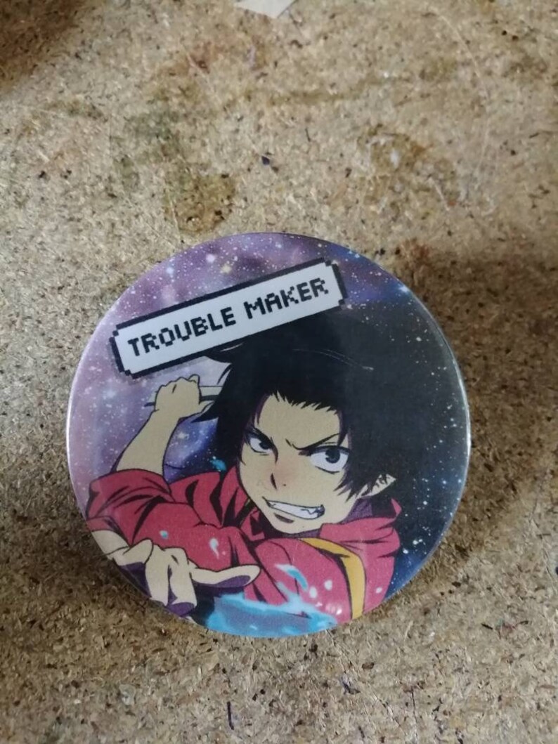 Blue Exorcist Galaxy Badges 5 Different Designs | Etsy