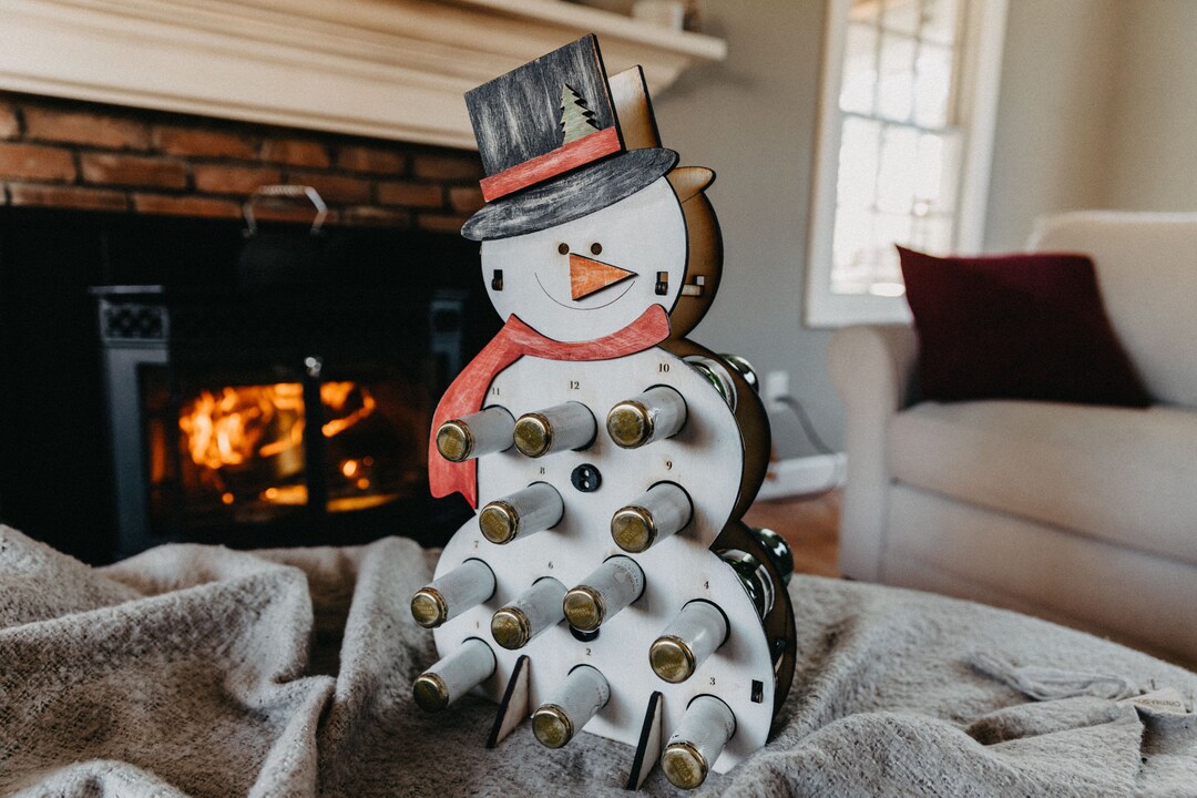 SVG and AI Digital File Beer Snowman Advent Calendar for 1/4" Material ...
