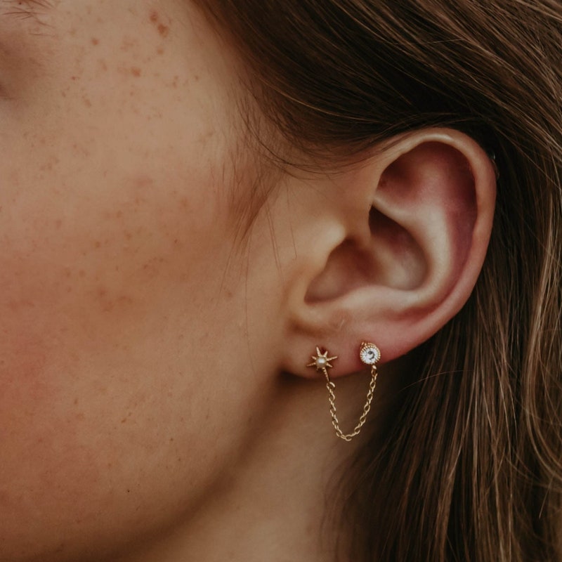 Double Piercing - Etsy