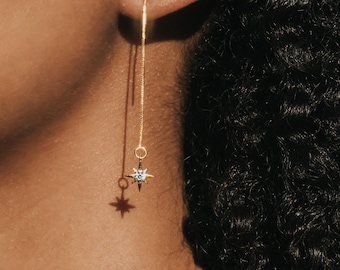 Threader Earrings - Etsy