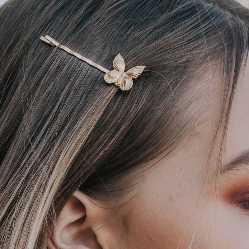 Butterfly Hair Pin - Etsy