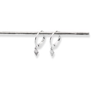 14k Gold Filled Mini Hoop Earrings, Huggie Hoops With Tiny Spike ...