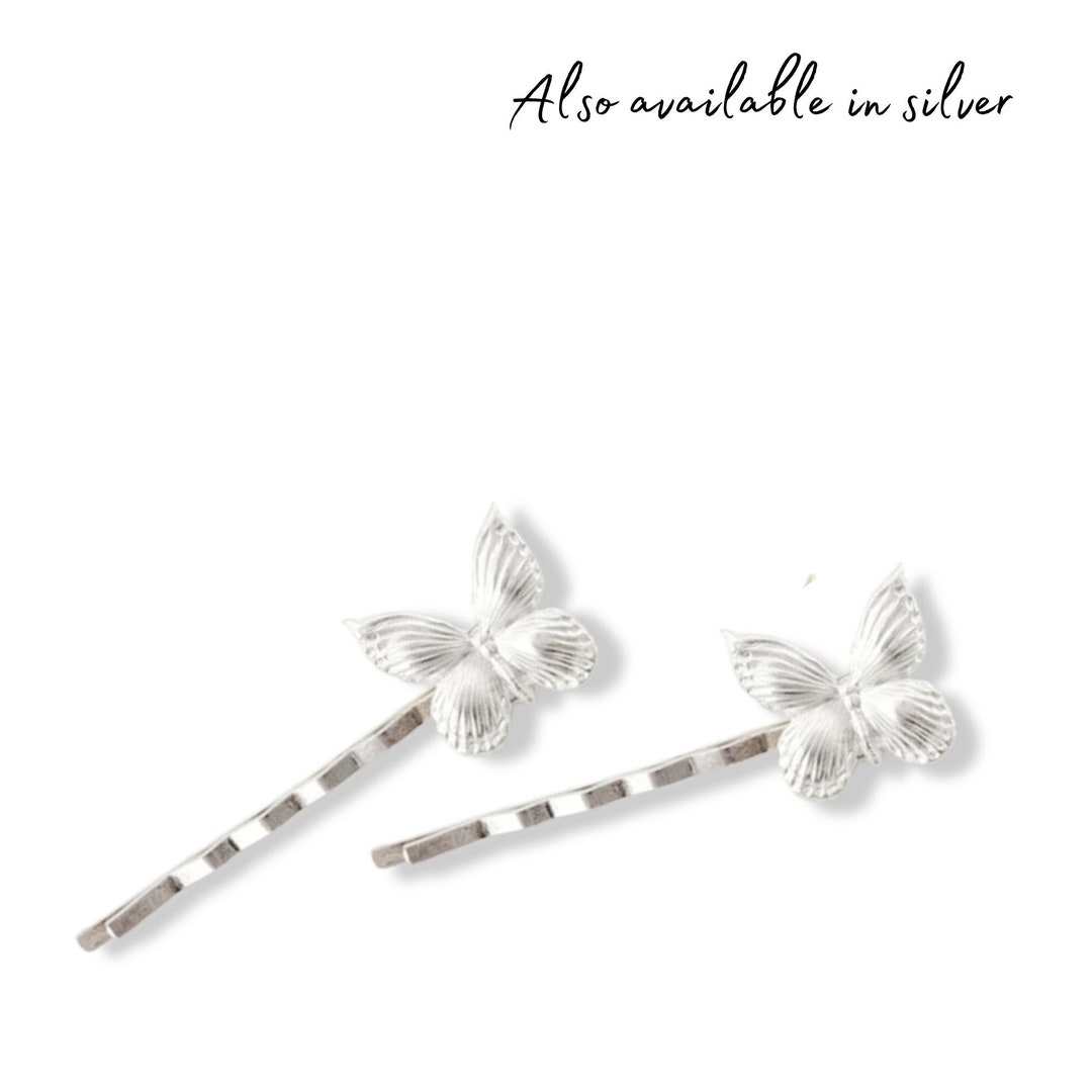 Silver Butterfly Hair Pins, Butterfly Bobby Pins Set, Spring Summer ...