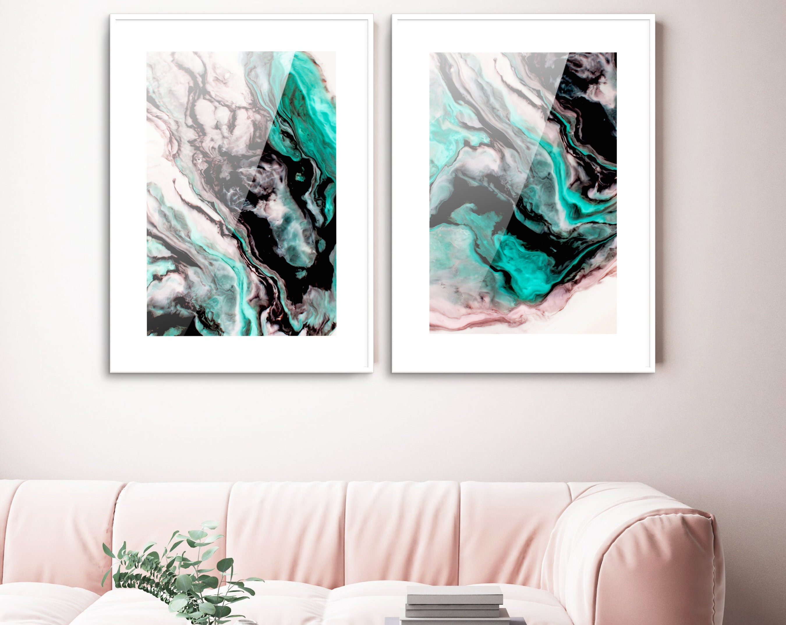 Pastel Marble 2 Digital Print, Wall Decor, Print, Modern, Home Decor ...