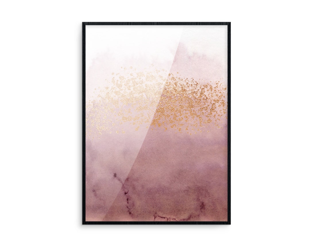 Pink Digital Print, Wall Decor, Print, Modern, Home Decor, Home Goods ...