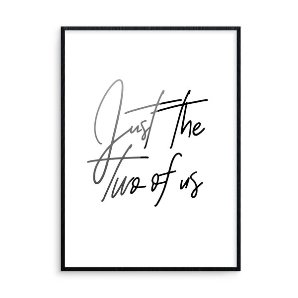Just Us Two - Etsy