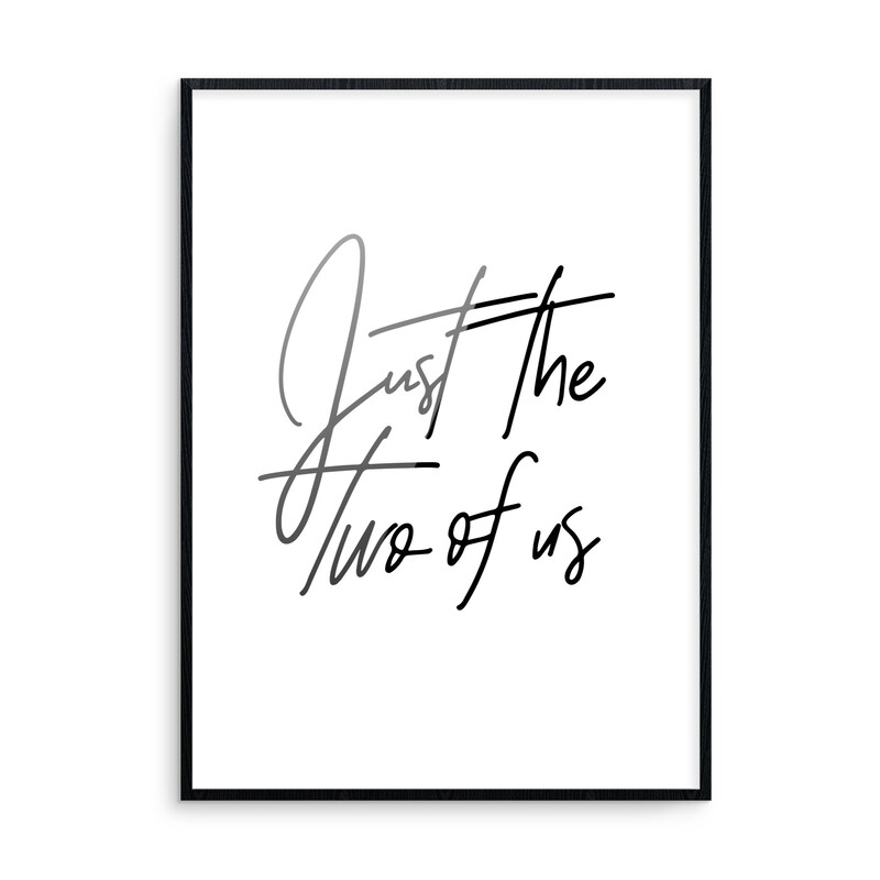 Just Us Two - Etsy