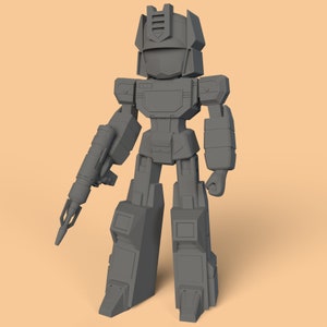Decepticon Soundwave Stylized - Chibi STL 3D File - Etsy