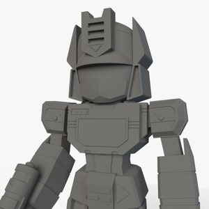 Decepticon Soundwave Stylized - Chibi STL 3D File - Etsy