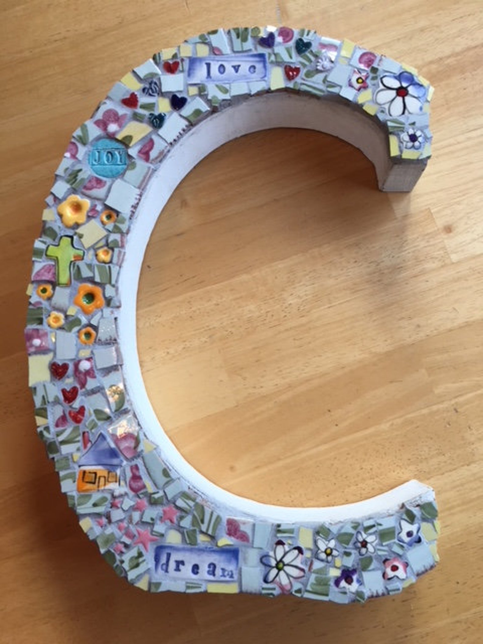 Mosaic Letters - Etsy