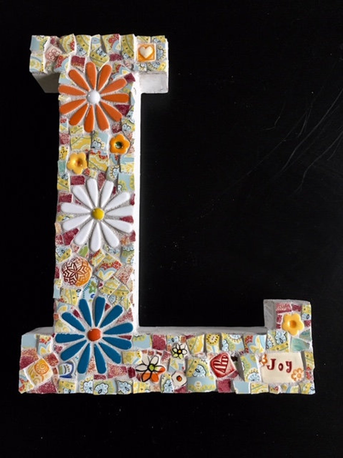 Mosaic Letters - Etsy