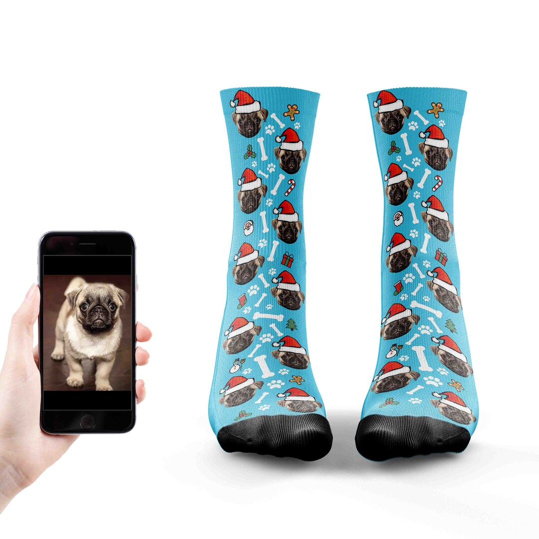 Christmas Dog Socks - Etsy