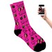 Crazy Cat Lady Socks Custom Printed Socks With Her Face On - Etsy