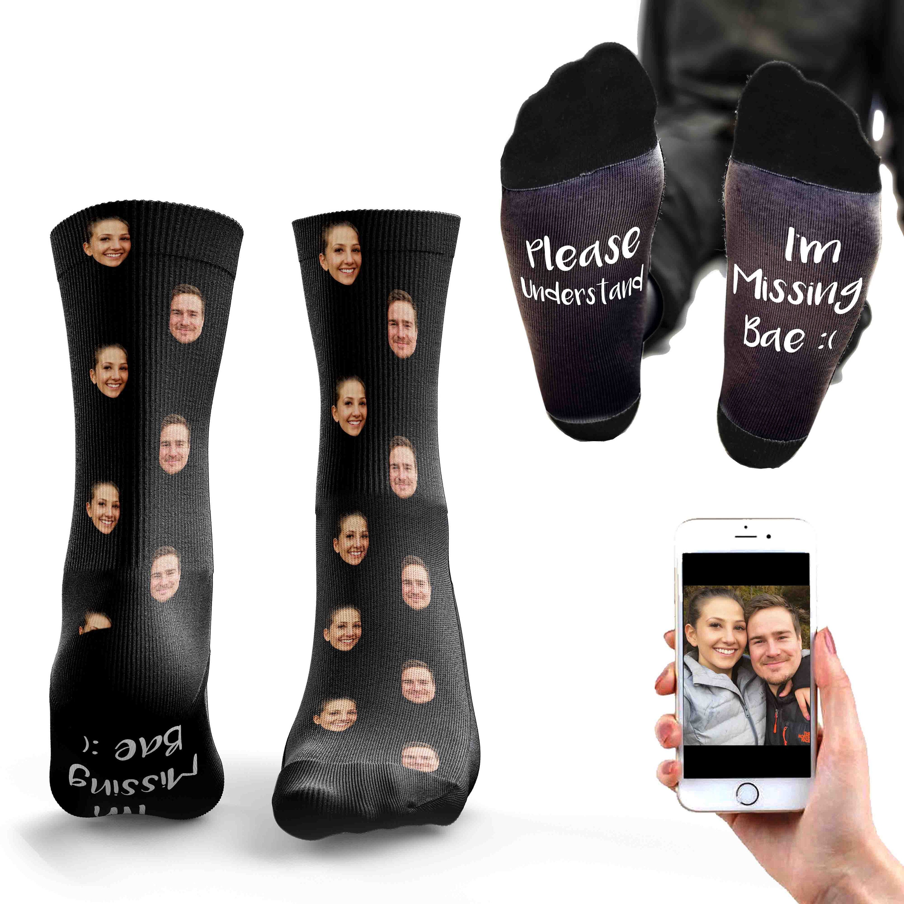 I'm Missing Bae Couple Socks | Etsy