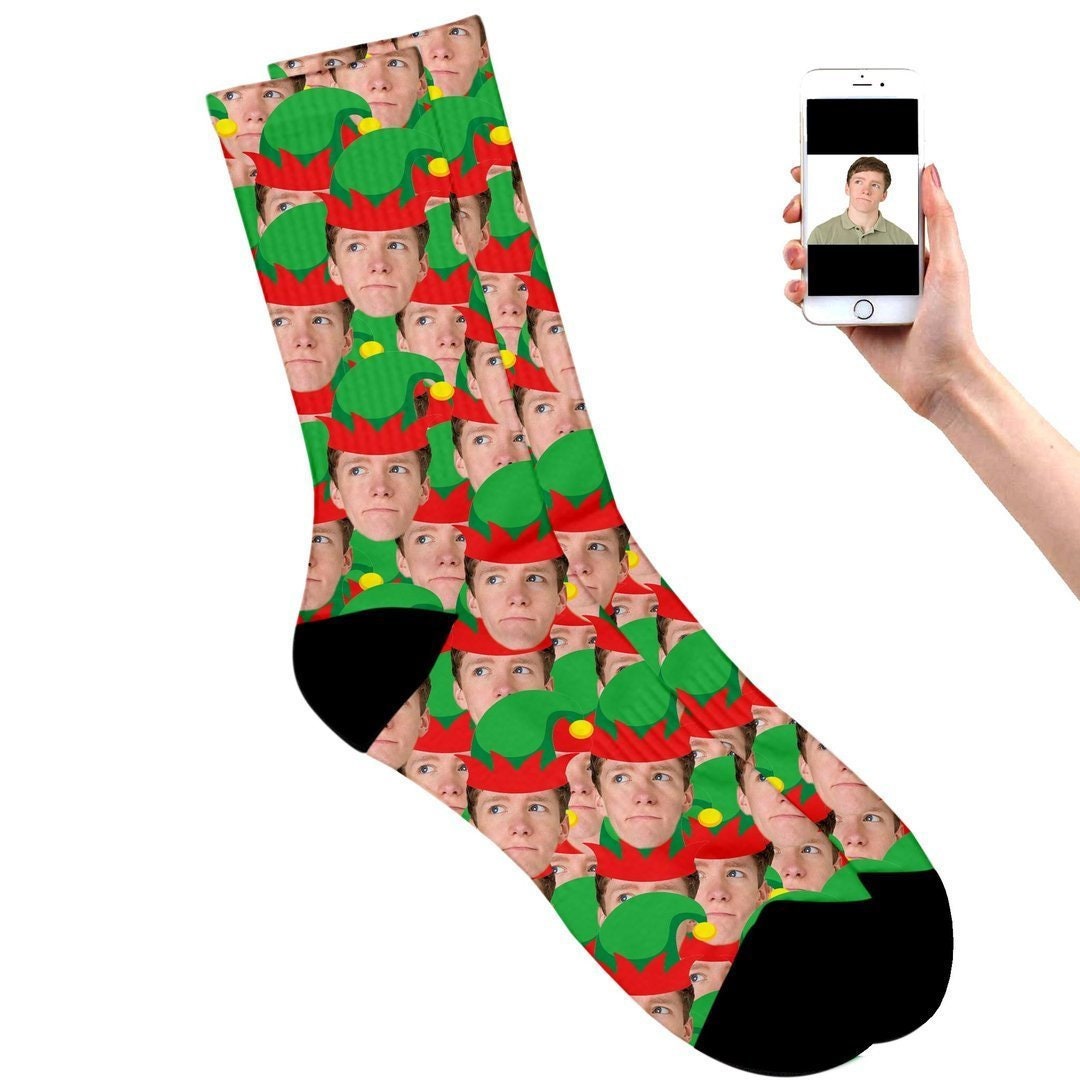 Christmas Elf Socks Turn Yourself Into an Elf on Custom Elf - Etsy UK