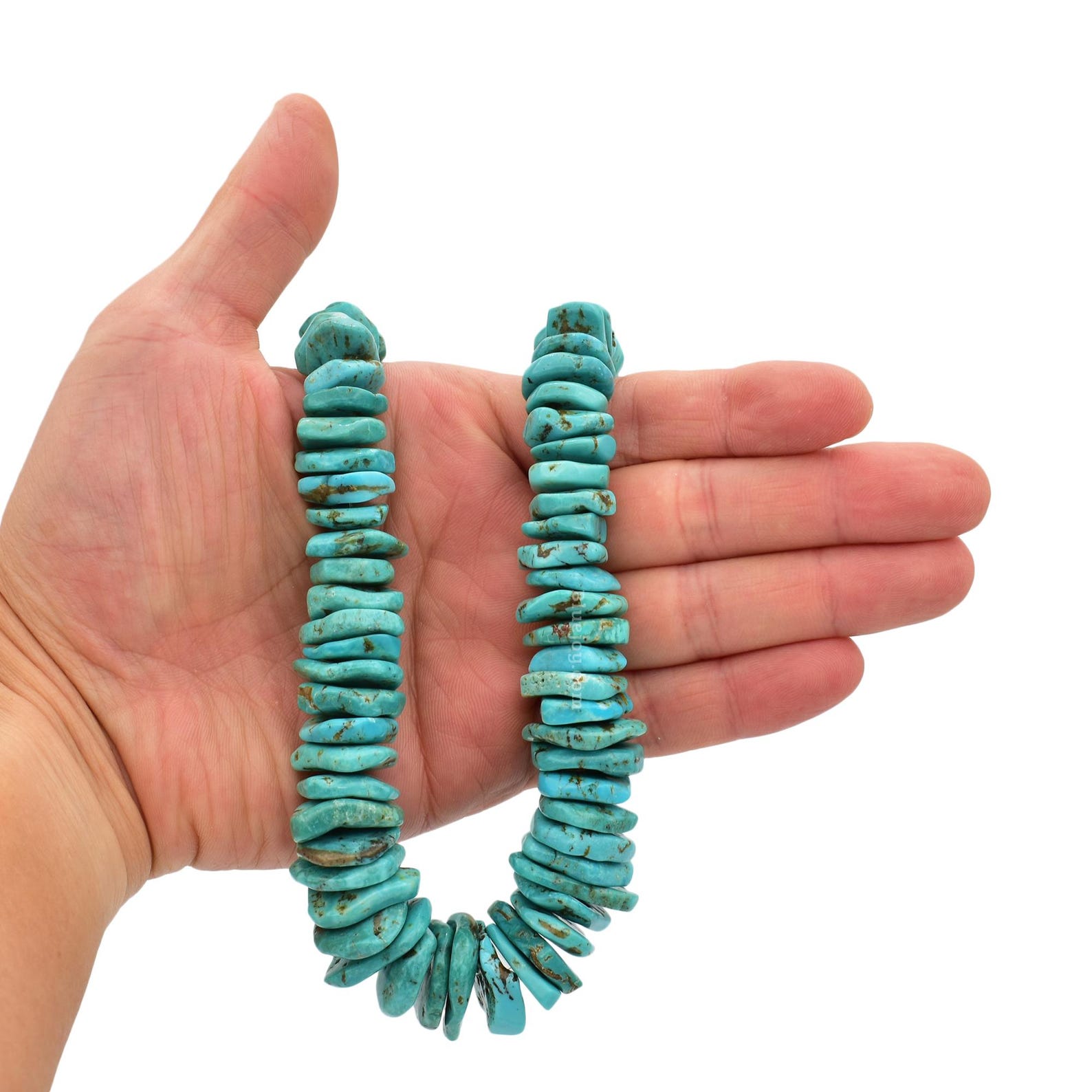 Bluejoy 9-25mm Genuine Native American Style Natural Turquoise XL ...