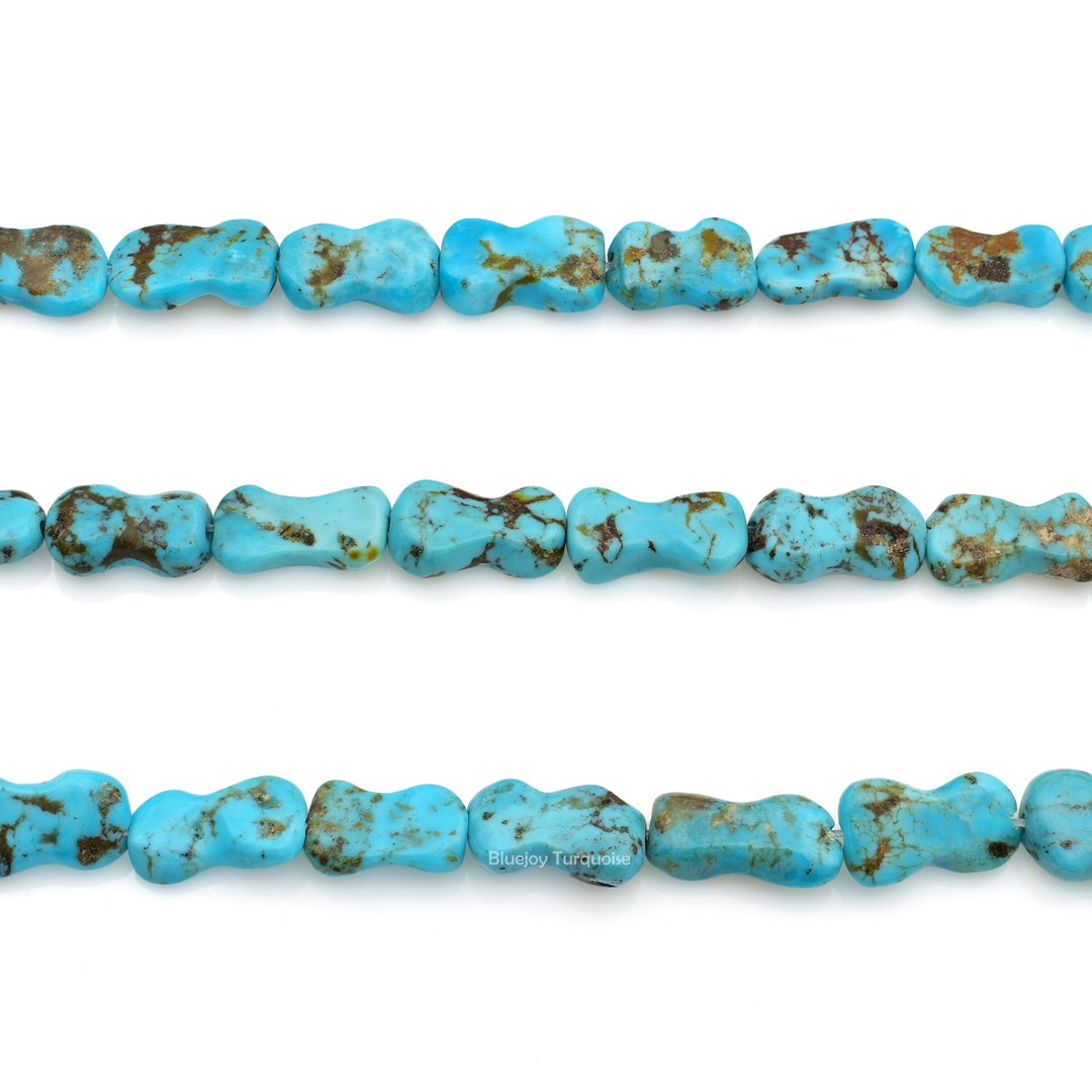 Bluejoy 7x13mm Genuine Natural American Turquoise Dog Bone - Etsy