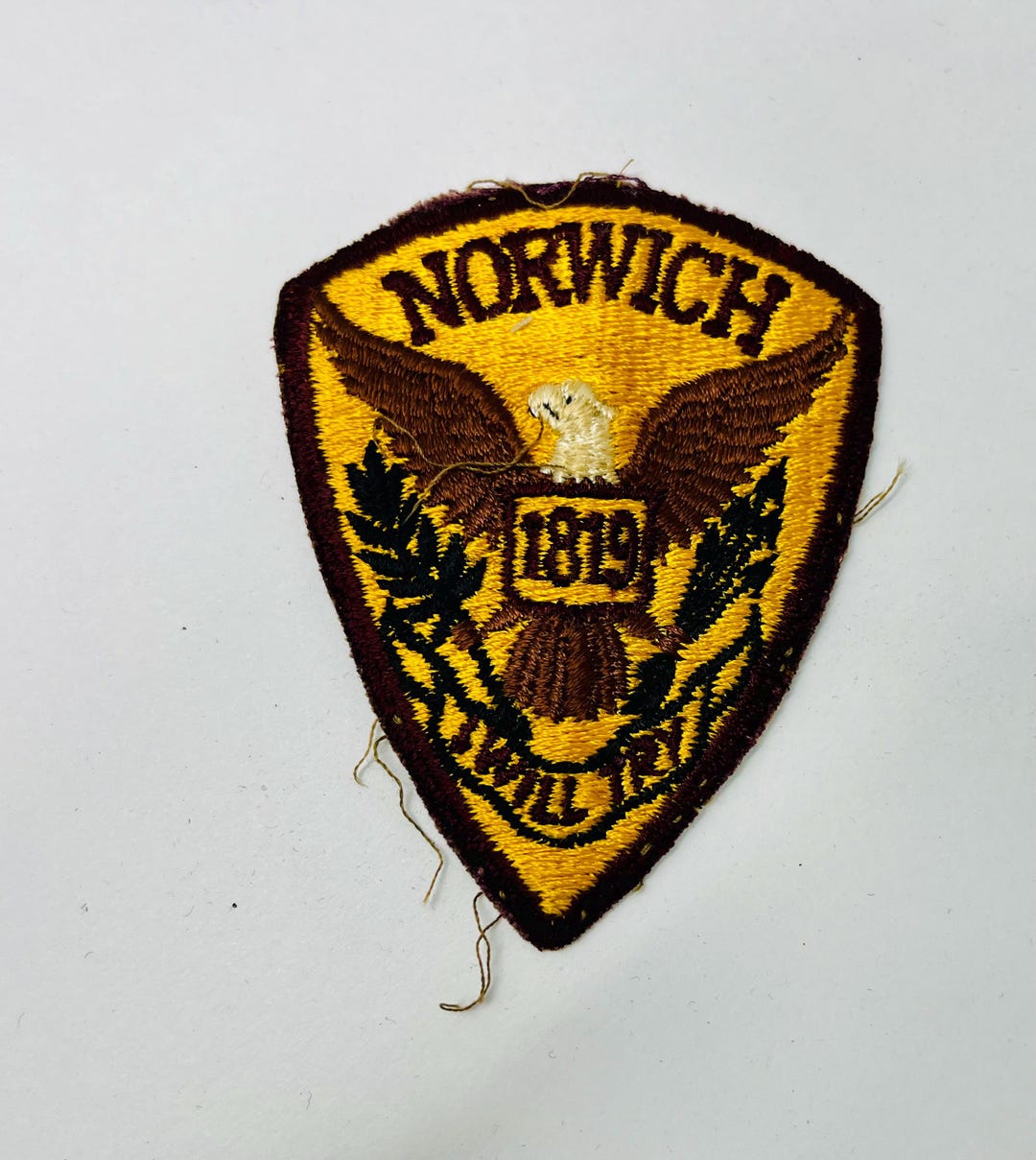 Vintage Norwich University Uniform Shoulder Patch With Words I Will Try ...