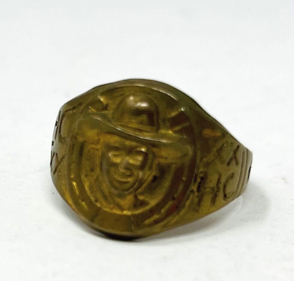 Vintage Hopalong Cassidy Ring 1950s Western and Cowboy Theme - Etsy