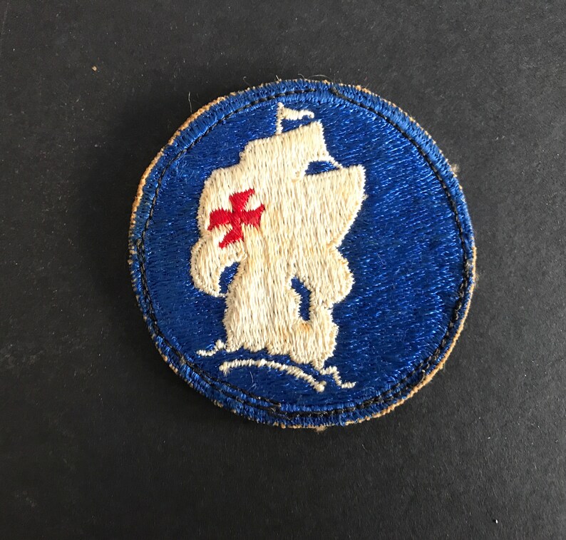 WWII era Caribbean Defense Command Patch Pirate ship Boat | Etsy
