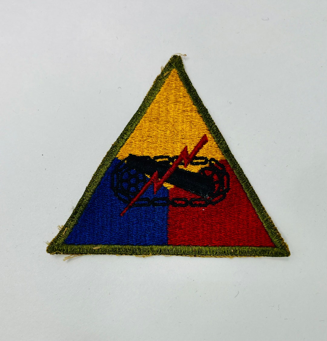 Vintage Patch World War II Era US Army Armored Forces Uniform Shoulder ...