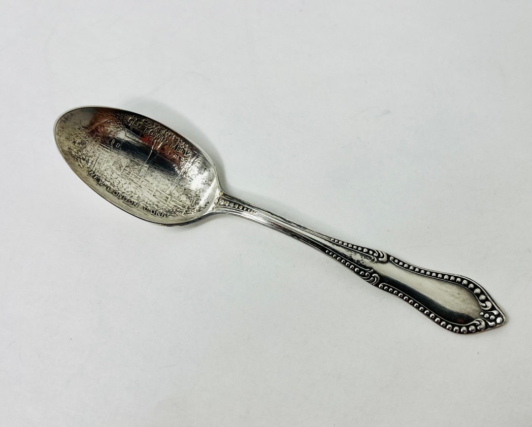 Vintage Spoon the Old Town Mill, New London, Connecticut Demitasse ...