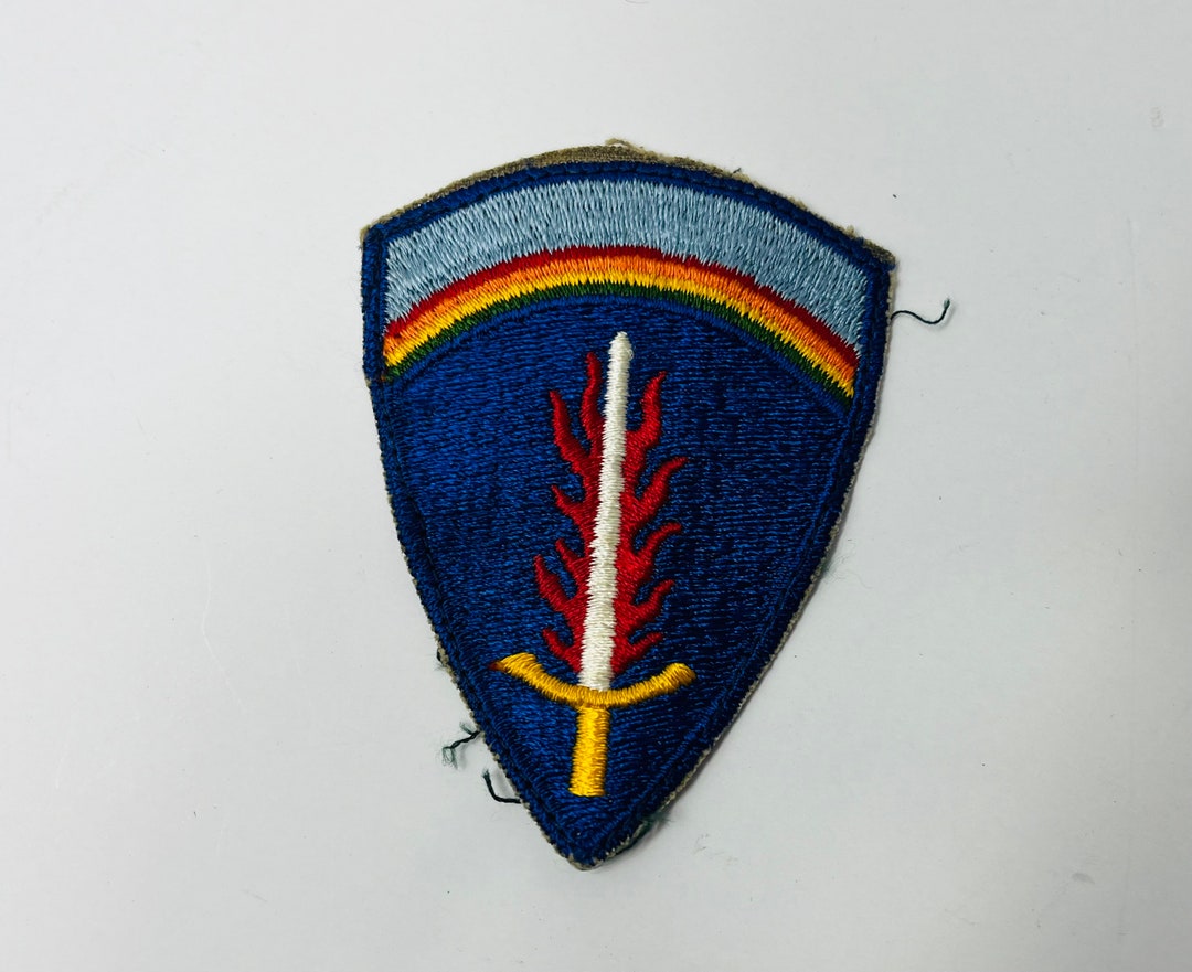 US Army Patch WWII World War II WW2 Era European Command Shoulder Patch ...