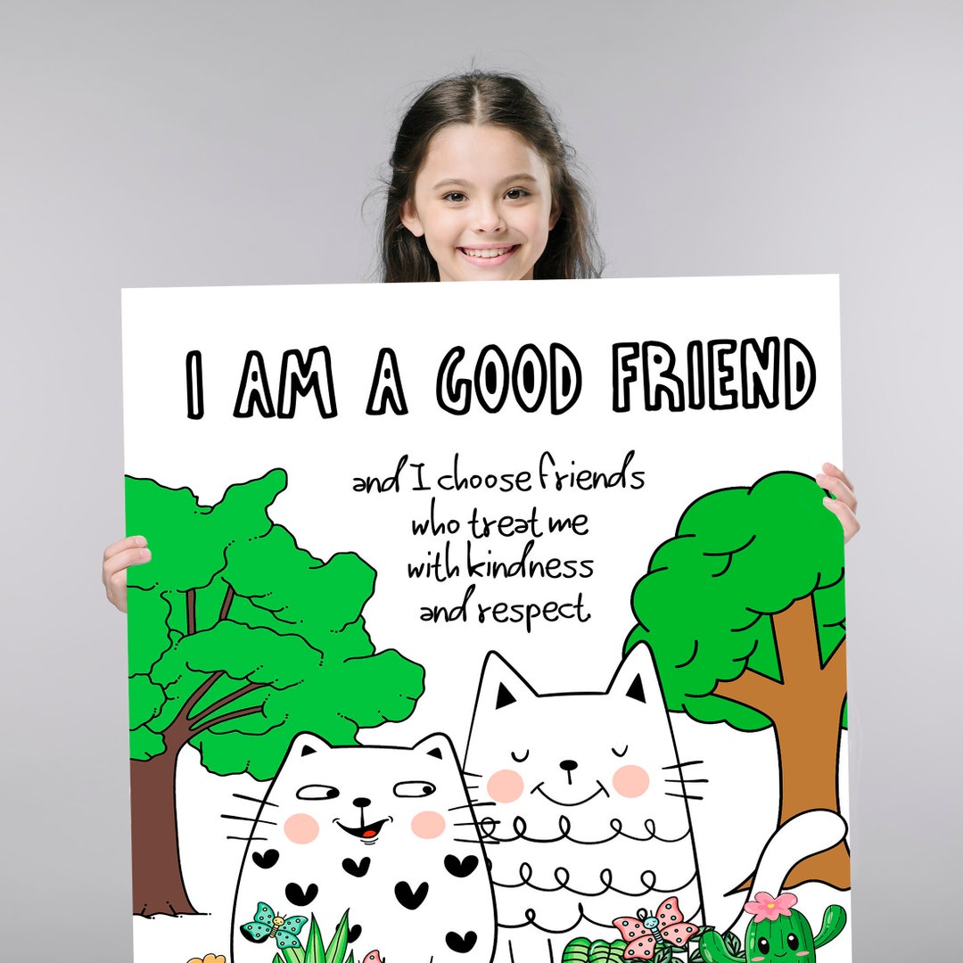 25 Kid's SELF CARE Coloring Pages Kids Affirmations - Etsy