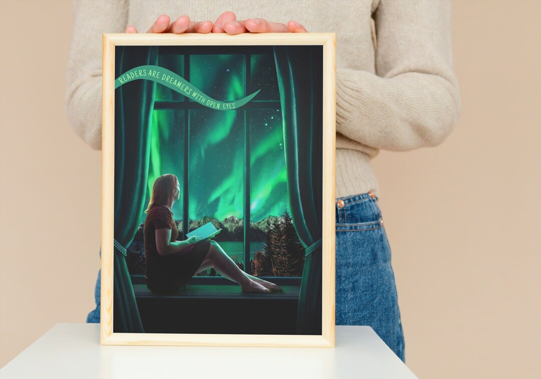 Book Lover Poster for Home Library Decor, Perfect Gift for Readers and ...