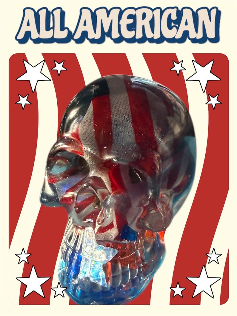 Epoxy Resin Skull - Etsy