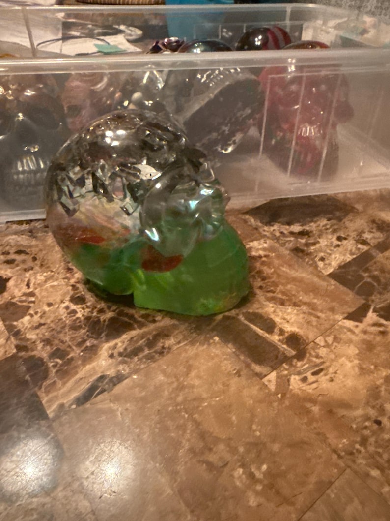 Epoxy Resin Skull - Etsy