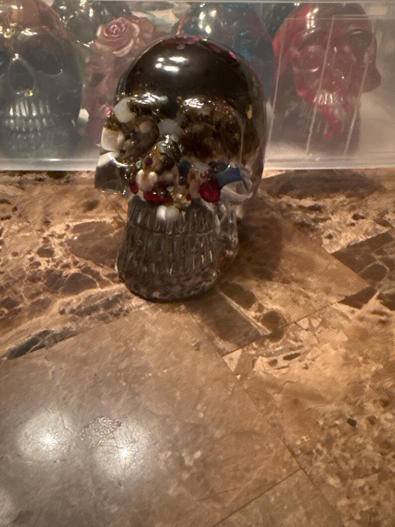 Epoxy Resin Skull - Etsy