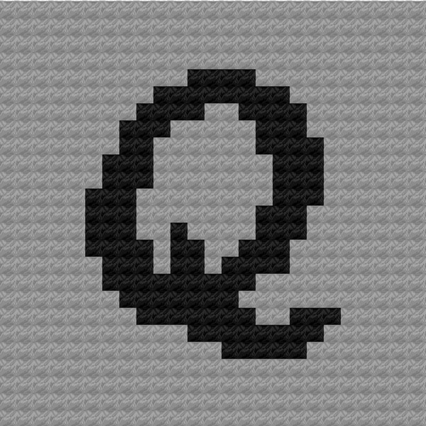 Crochet Letter Chart - Etsy