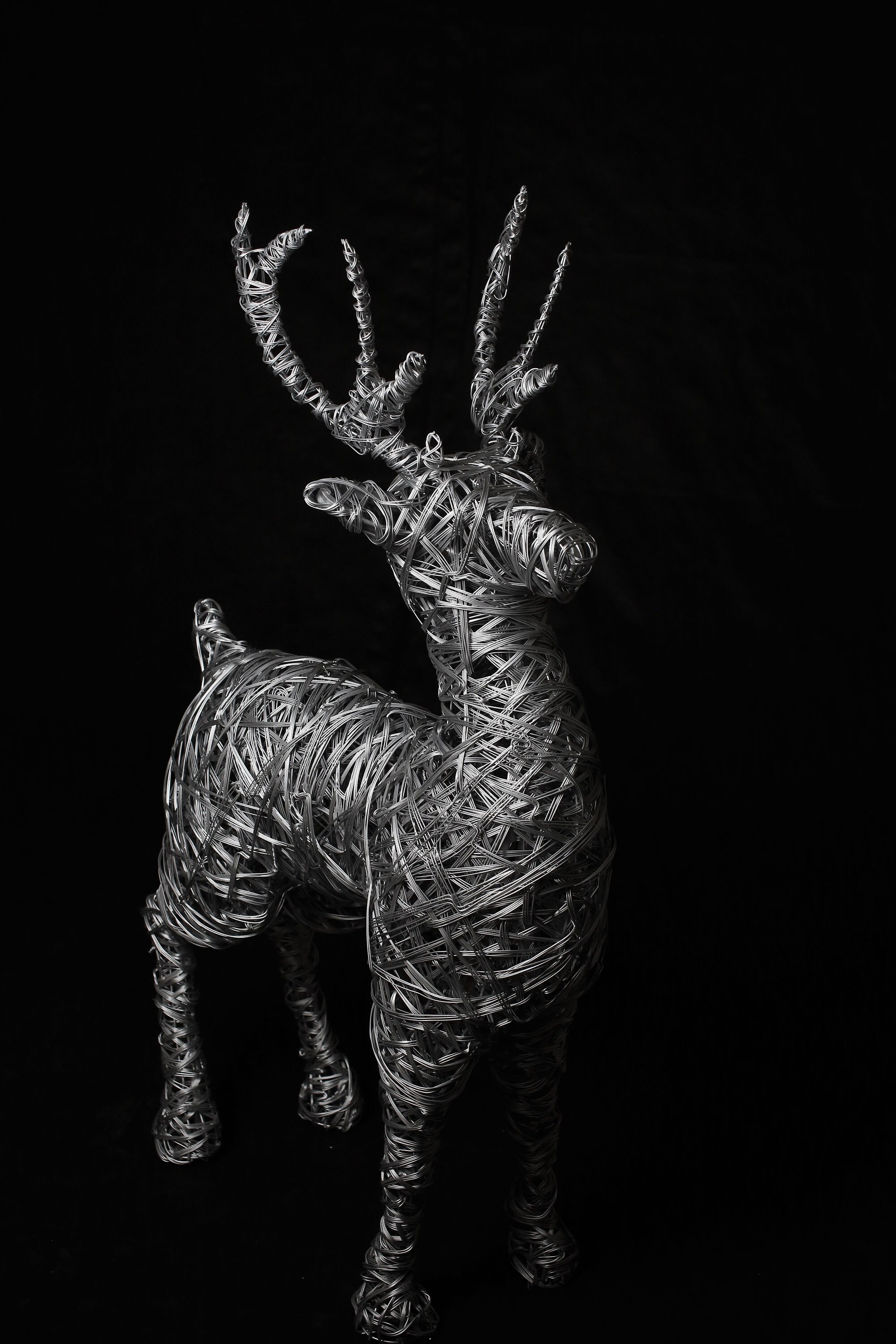Wire Sculpture,topiary Frame Deer - Etsy UK