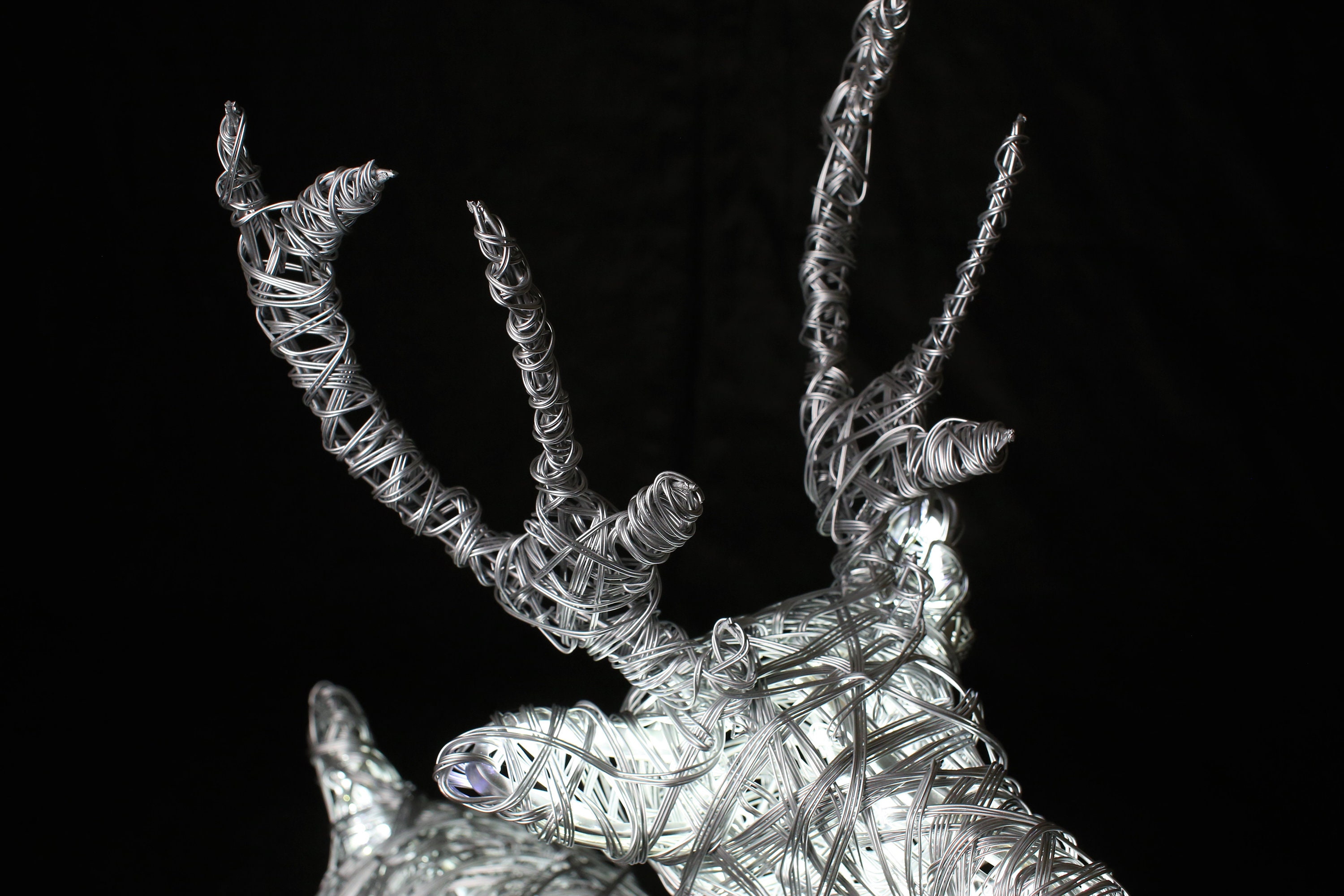 Wire Sculpture,topiary Frame Deer - Etsy UK