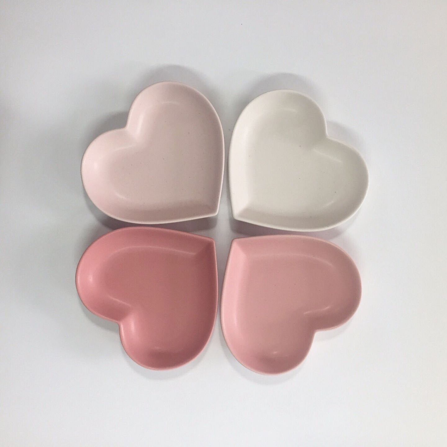 Lovely Heart Shaped Plates, Package of 4 - Etsy