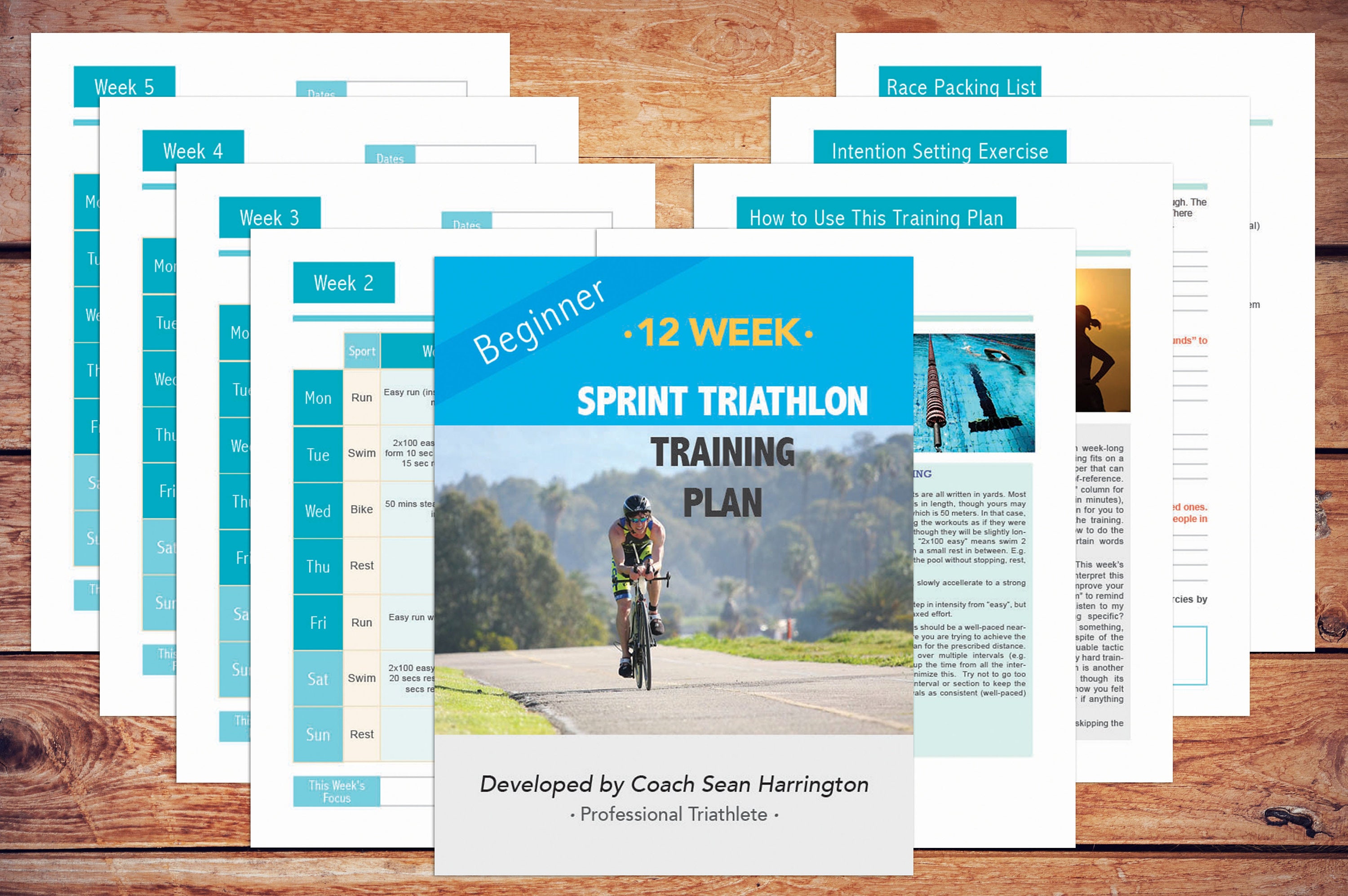 Beginner Sprint Triathlon Training Plan - Etsy