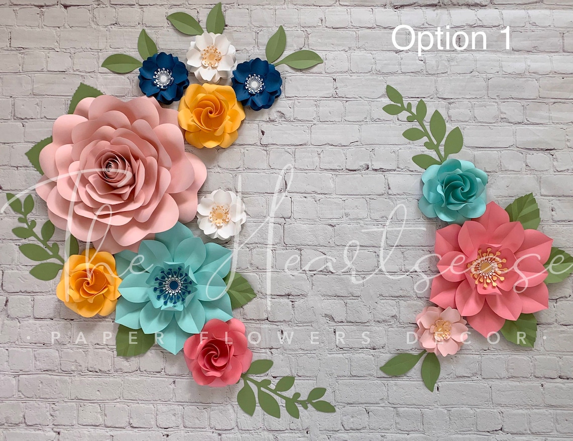 Paper Flowers Inspired by Floral Field by Cloud Island Paper | Etsy