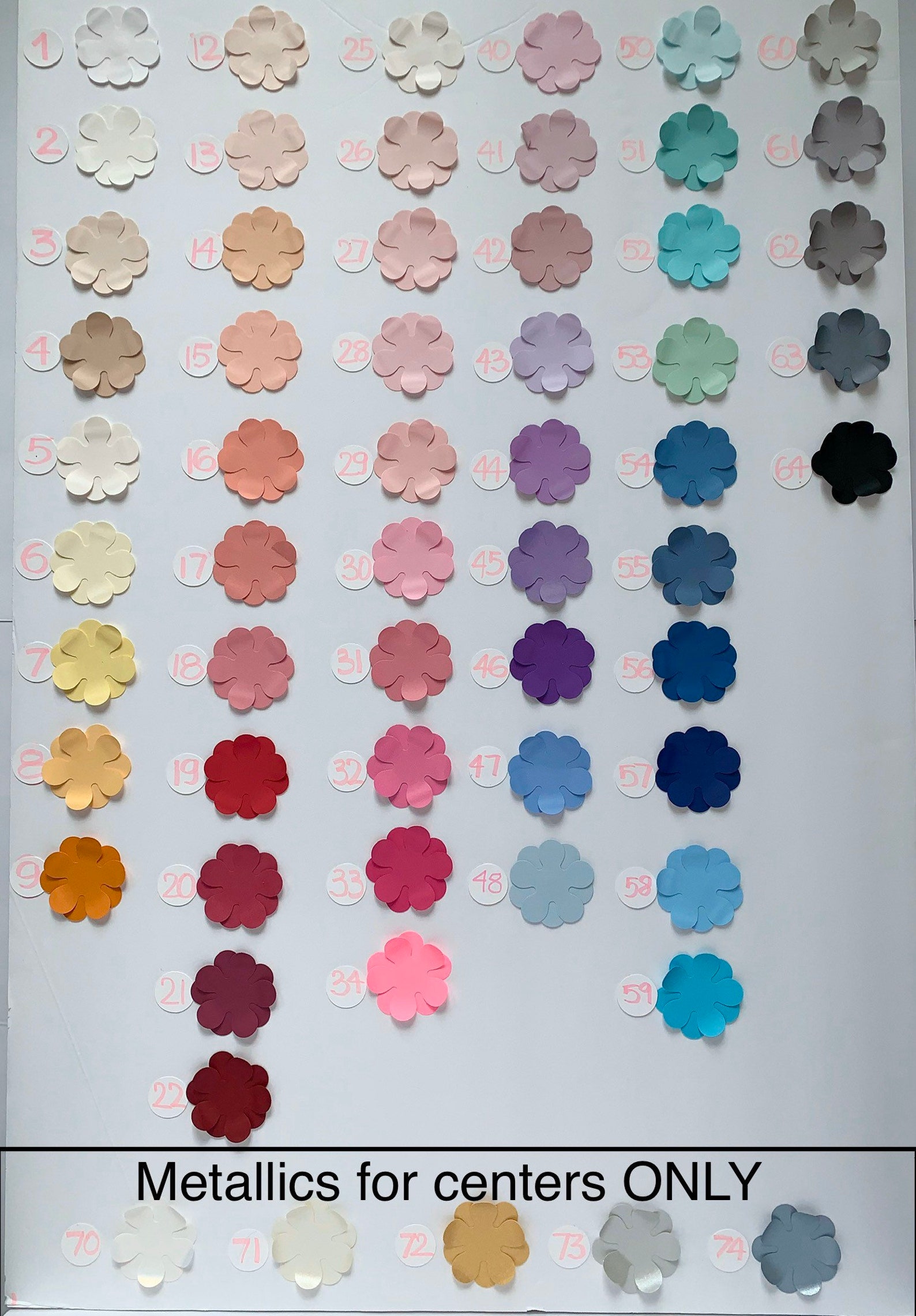 Paper Flowers Inspired by Floral Field by Cloud Island Paper | Etsy