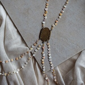 Boho Chic Body Chain, Boho Body Jewelry, Seashell Body Chain - Etsy