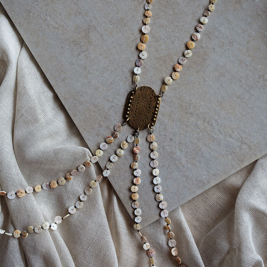 Boho Chic Body Chain, Boho Body Jewelry, Seashell Body Chain - Etsy