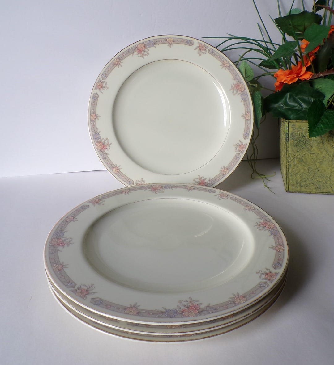 Vintage Sango China Regency Collection Monroe Japan Dinner Plate Set of ...