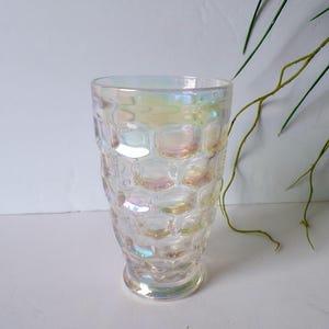 Federal Glass Iridescent Colonial Flat Tumblers Set of 4 - Etsy