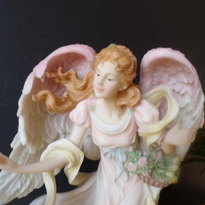 Large 2002 Seraphim Classics Ashley Figurine Blue Bird of Happiness - Etsy