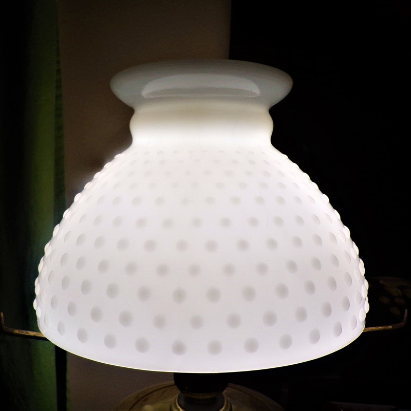 Milk Glass Round Shade - Etsy